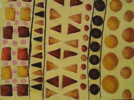 Adriana Barkovskaja, III kl. ”Ritmińka, geometrizuota kompozicija ...